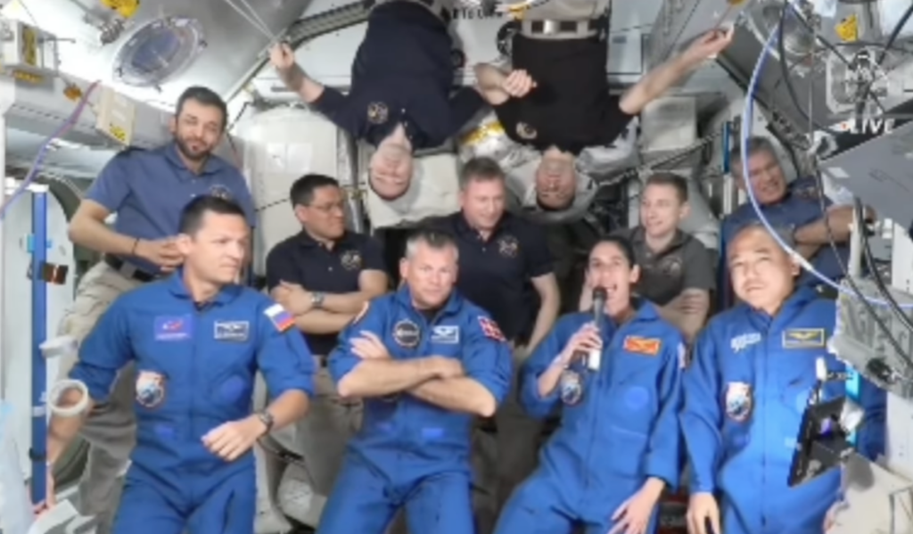 Crew-7 Arrives on ISS following NASA, SpaceX launch - The Space Report
