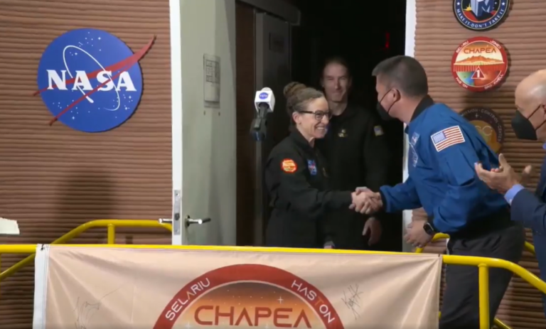 Volunteer crew emerges from year-long NASA Mars simulation - The Space ...